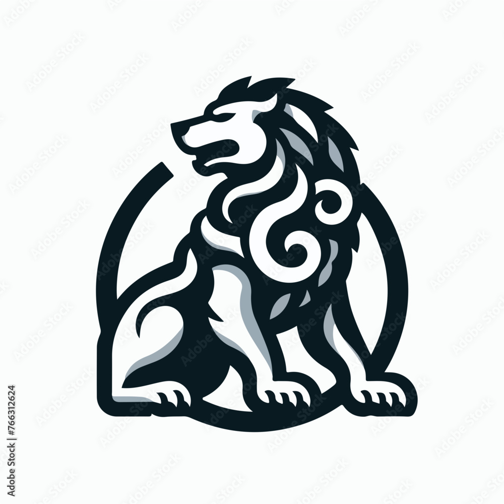 Cerberus hellhound a mythological three-headed dog the guard of the ...