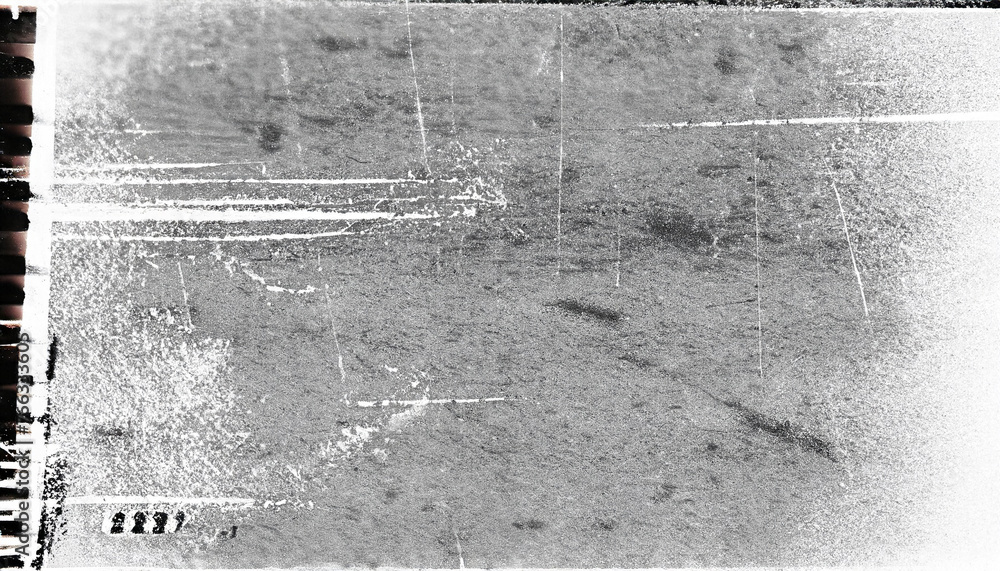 Old film texture. Dust scratch overlay. Grunge filter. Black white ...