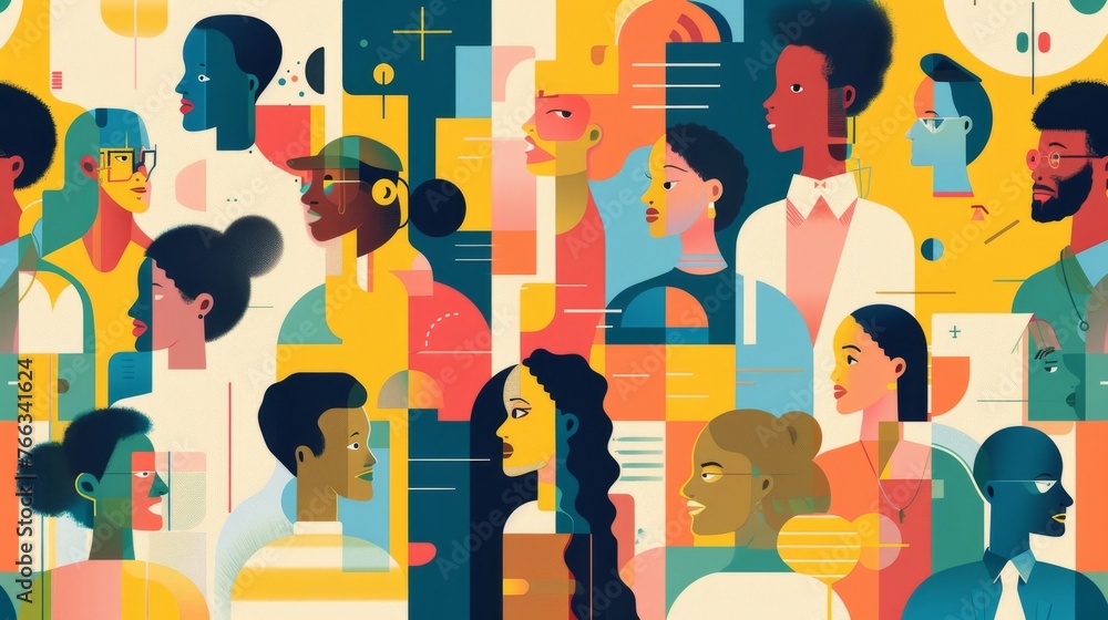 Evocative vector illustrations depicting the far-reaching consequences ...