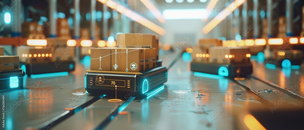 Robotics System in Smart Distribution Logistics Center - Delivering ...