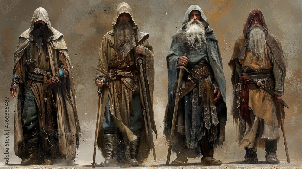 Character design inspired by the lore of Middle Earth featuring iconic ...