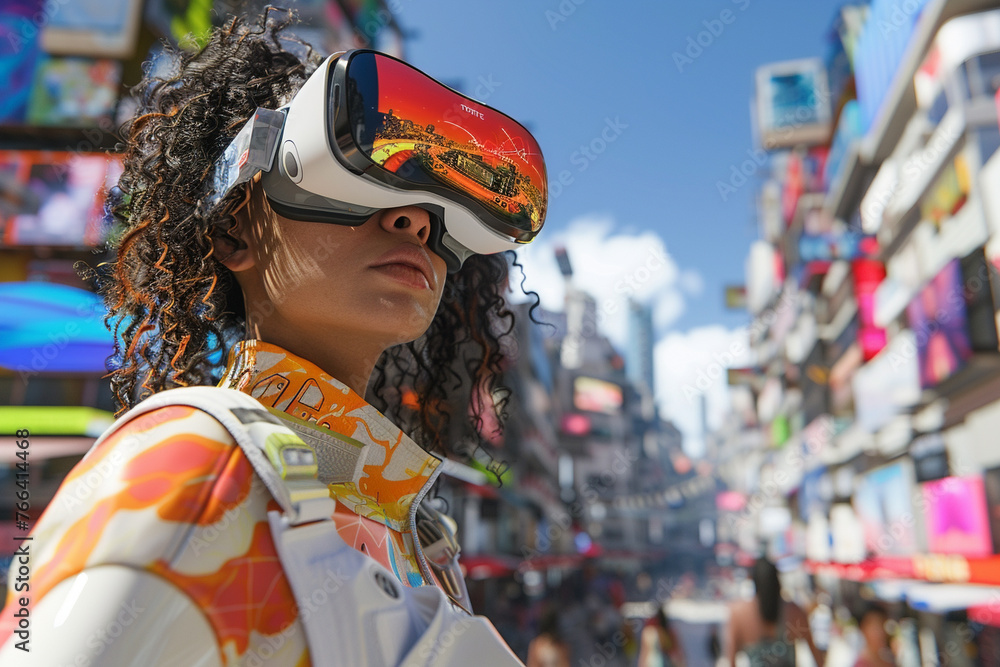 Explore the digital fashion marketplace of the future, a vibrant ...