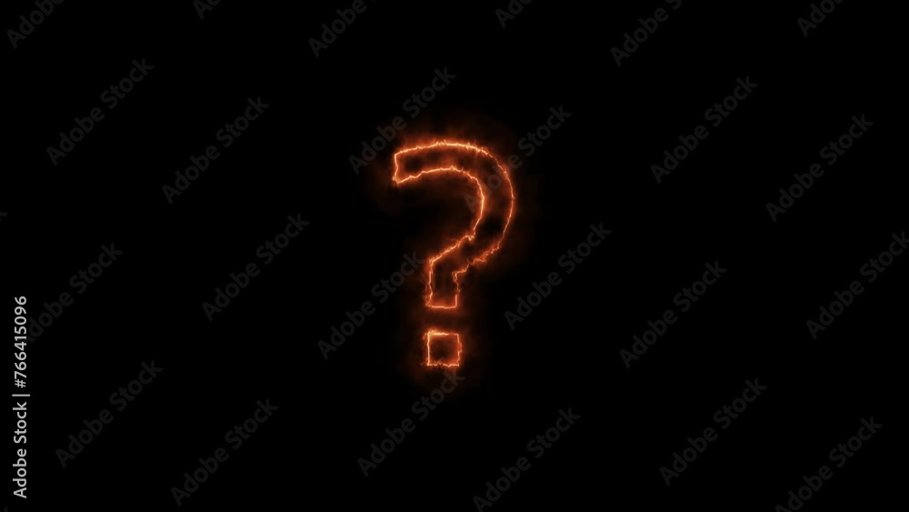 Question mark icon animation, Question marks and confusion sign. Stock ...