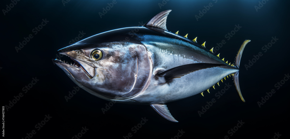 Bluefin tuna, thynnus saltwater fish, Atlantic Bluefin tuna is one of ...