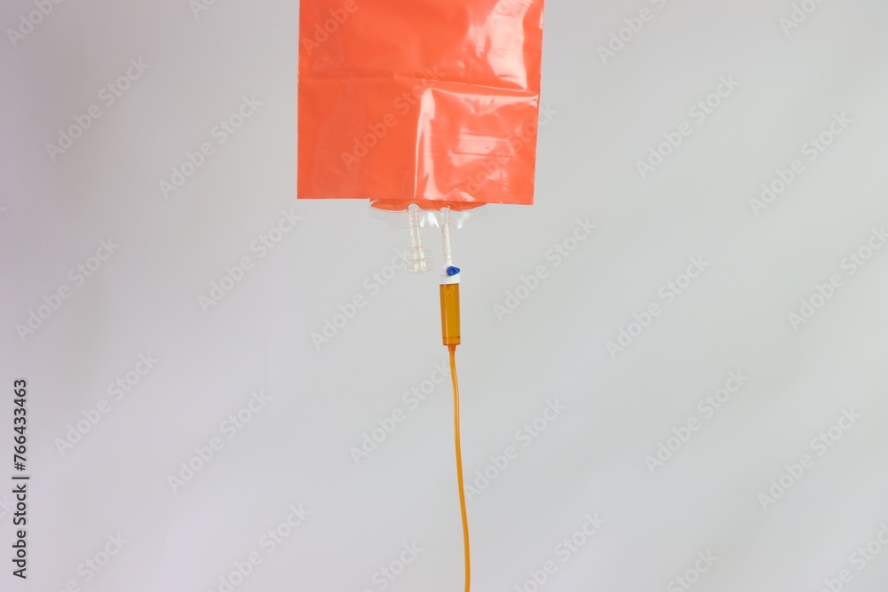 Lightproof Photosensitive IV Administration Infusion Set connected in ...