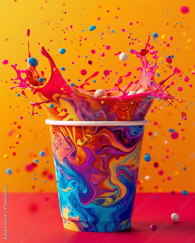 Capture the essence of magic in a cup! Design an ad campaign showcasing ...