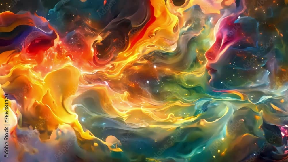 An ethereal being composed of the essence of dreams and the light of ...