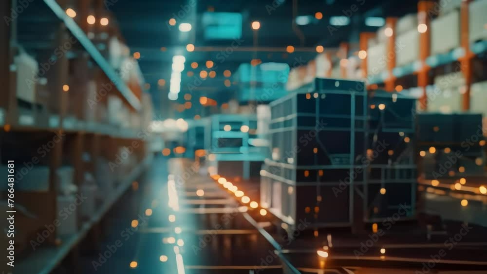 smart warehouse with artificial intelligence, without human ...