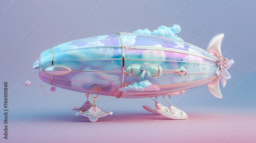Blimp Design Design the blimp with a whimsical and playful aesthetic ...