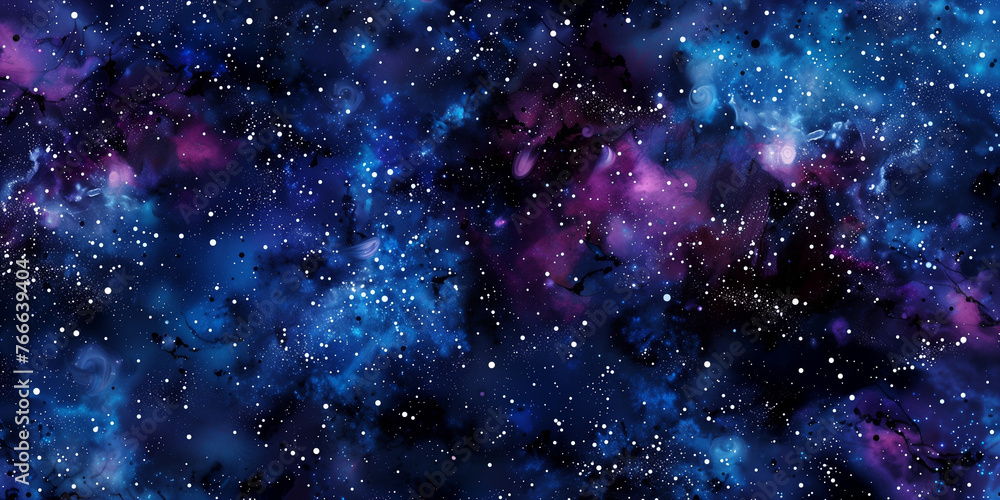 Purple space background pattern design. Horizontal banner. Amazing ...