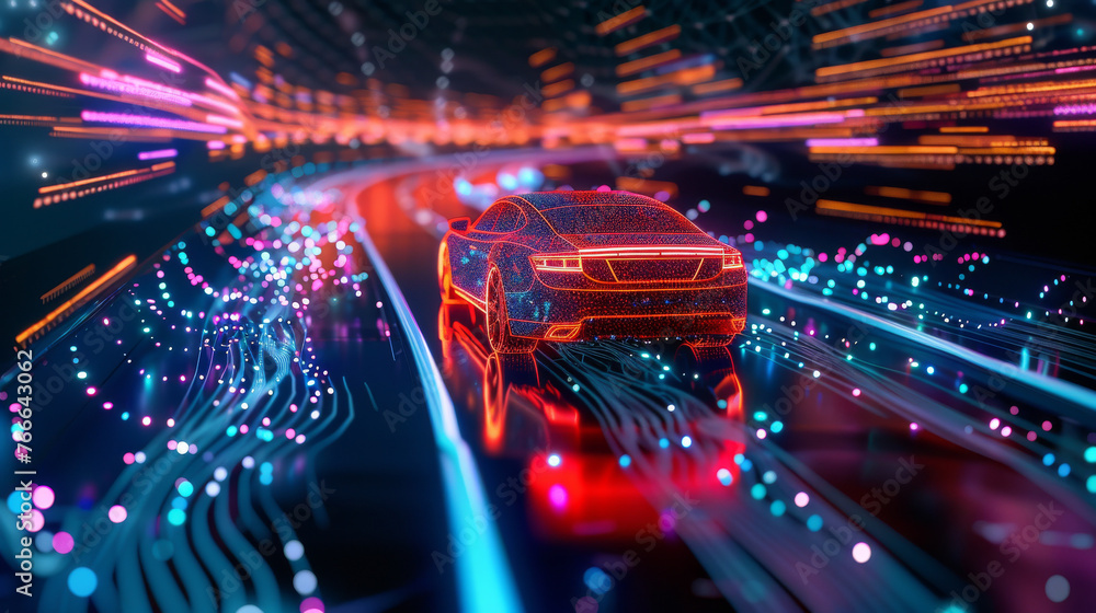 Interactive 3D visualization of sensor signals being processed in real ...