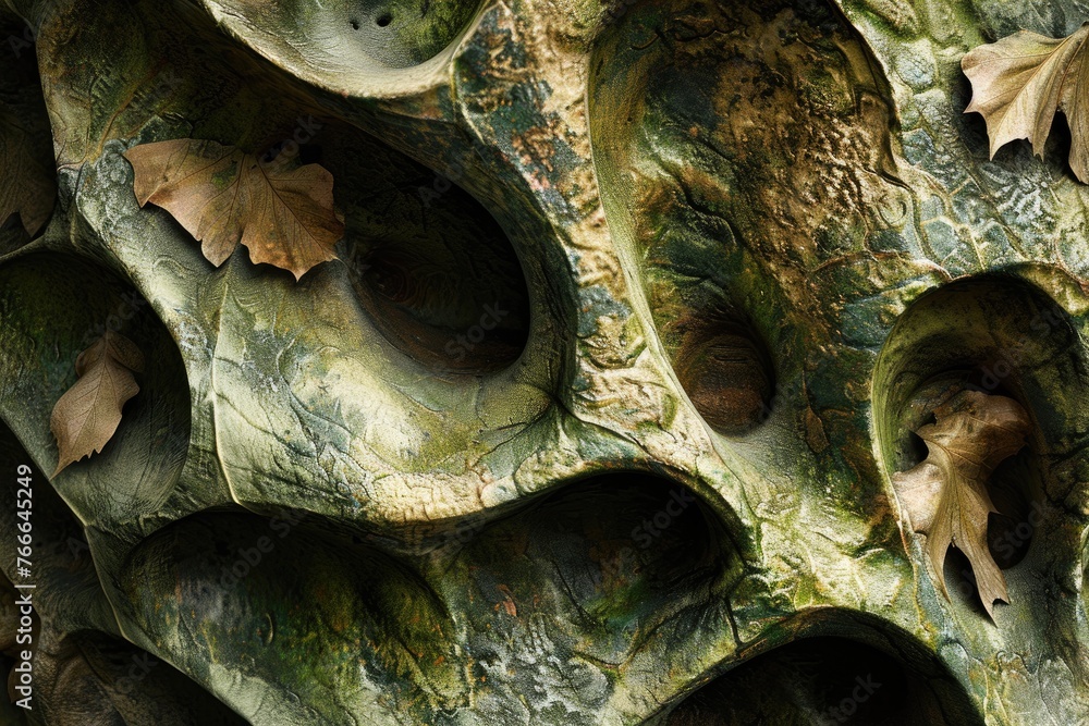 Nature inspired patterns mimicking organic forms in art Stock Photo ...
