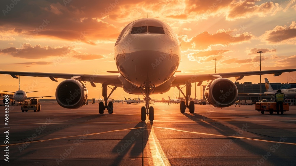 Airport, airplane, fly, terminal. An aerodrome with extended facilities ...