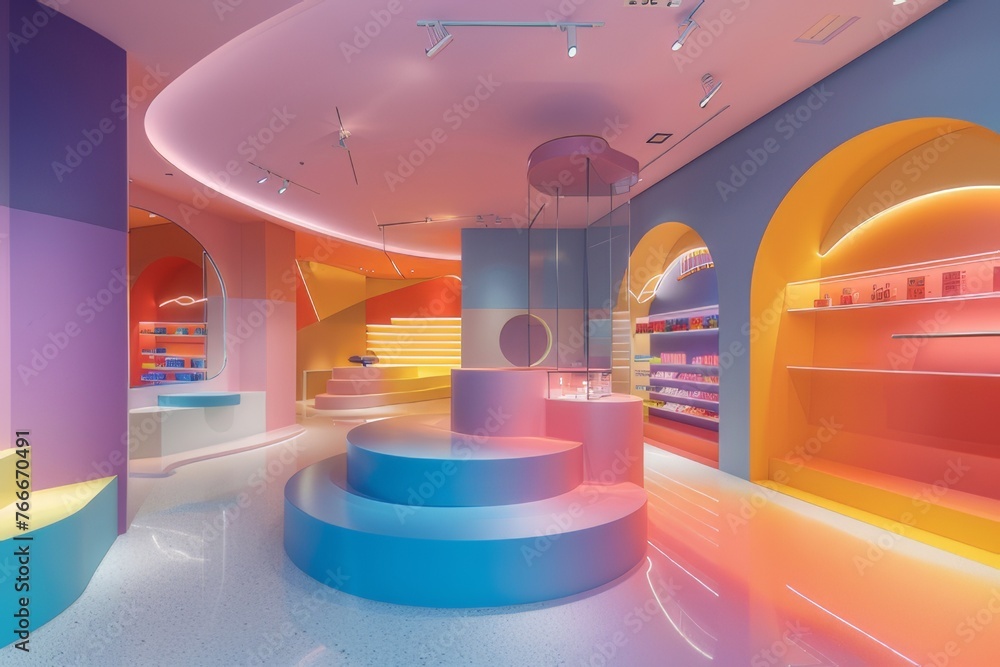 Introducing trendy, high-end colors to the retail stores of the future ...