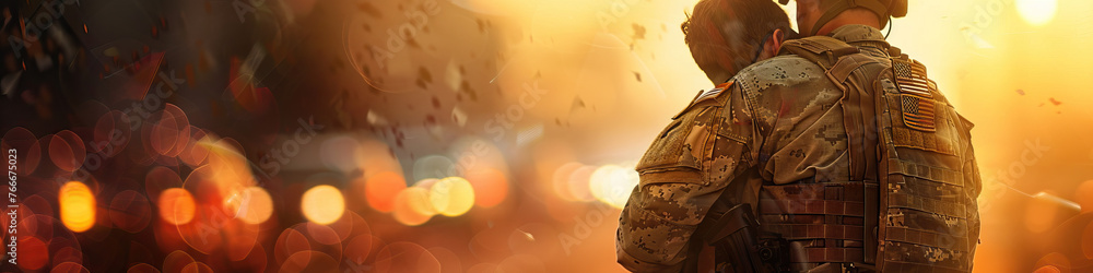 Homecoming Heroes: A Heartwarming Scene of American Soldiers Returning ...