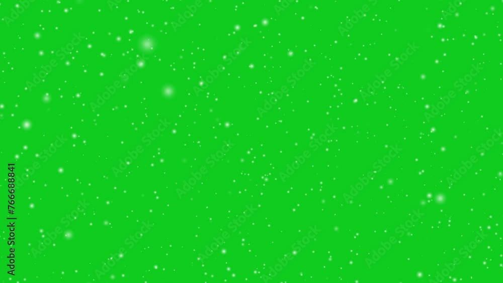 White snow overlay on green screen background. Real Snow, falling snow ...