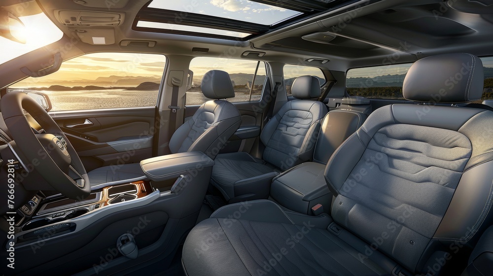 SUV Utility Professional shots of versatile SUVs highlighting their spacious interiors rugged ...