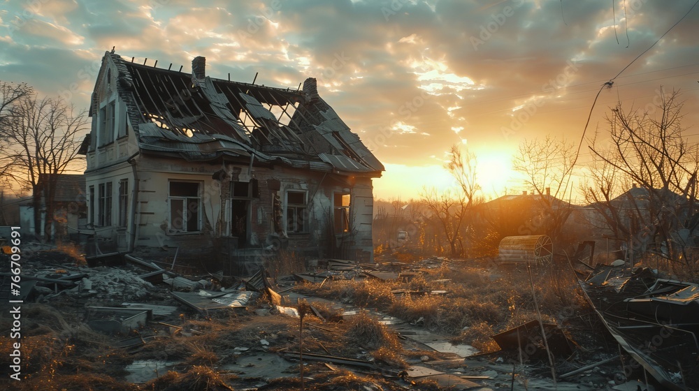 Reconstruction Efforts Cinematic shots showcasing efforts to rebuild ...