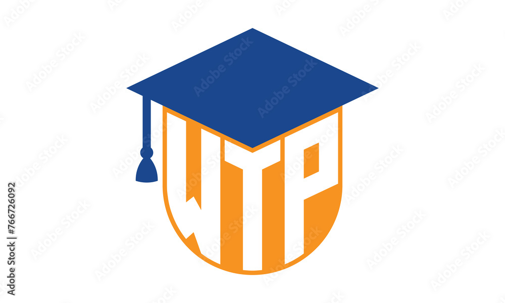 WTP initial letter academic logo design vector template. school college ...