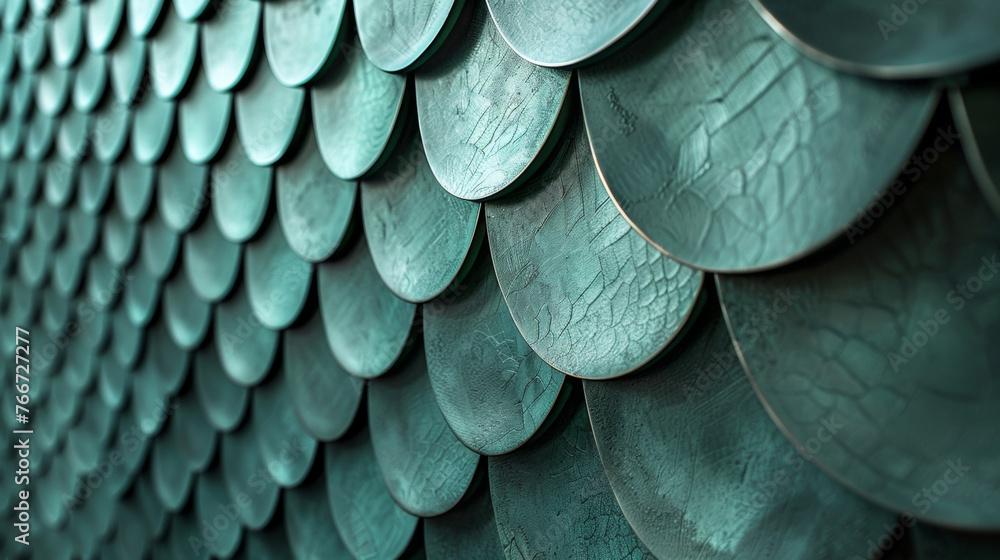 An upclose look at a wall made from bioinspired materials reveals a ...