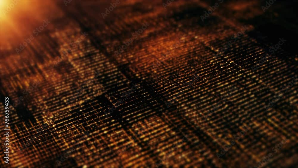 Immersive cyber space with captivating motion abstract matrix nexus ...