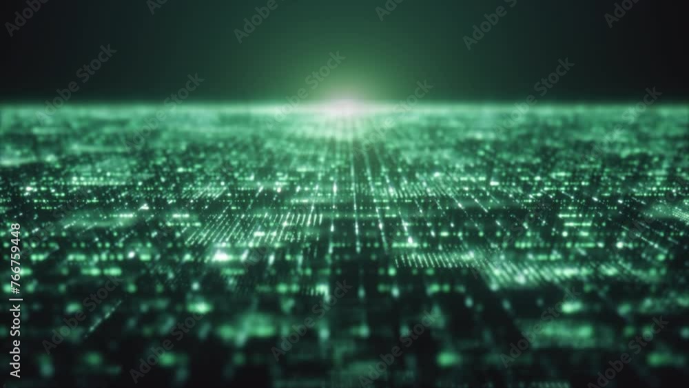 Immersive cyber space with captivating motion abstract matrix nexus ...