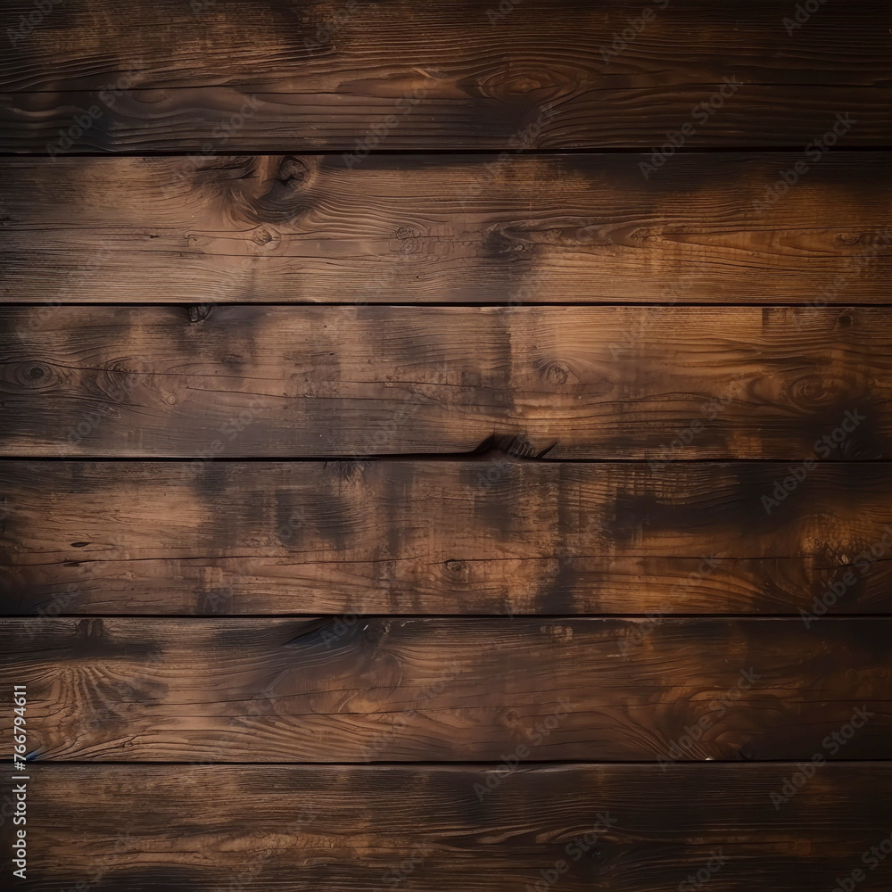 Dark brown wooden wall, rustic wood texture background for product ...