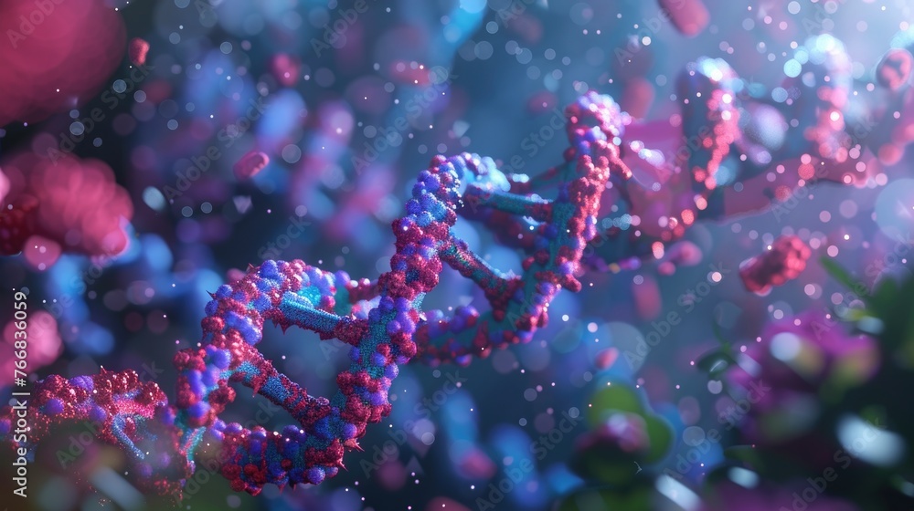 Illustration of Vitamin B9 Folate in DNA synthesis and repair, and its ...