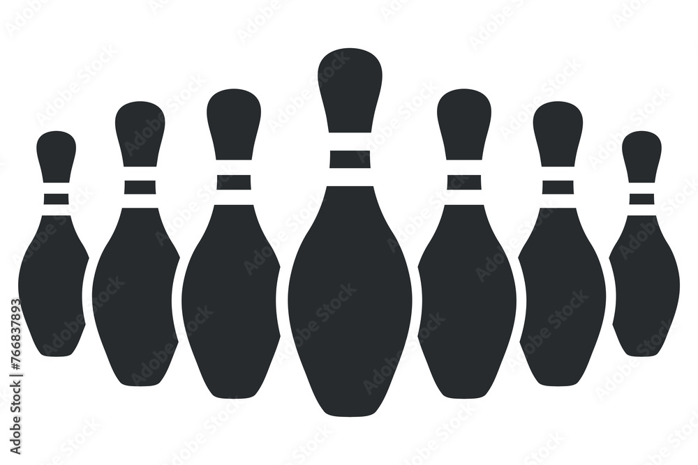 Bowling Vector Illustration, Vibrant Vector Design for Bowling Lovers ...