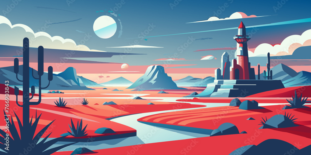 Desert Landscapes: Vector Art for All (International Day of Deserts and ...