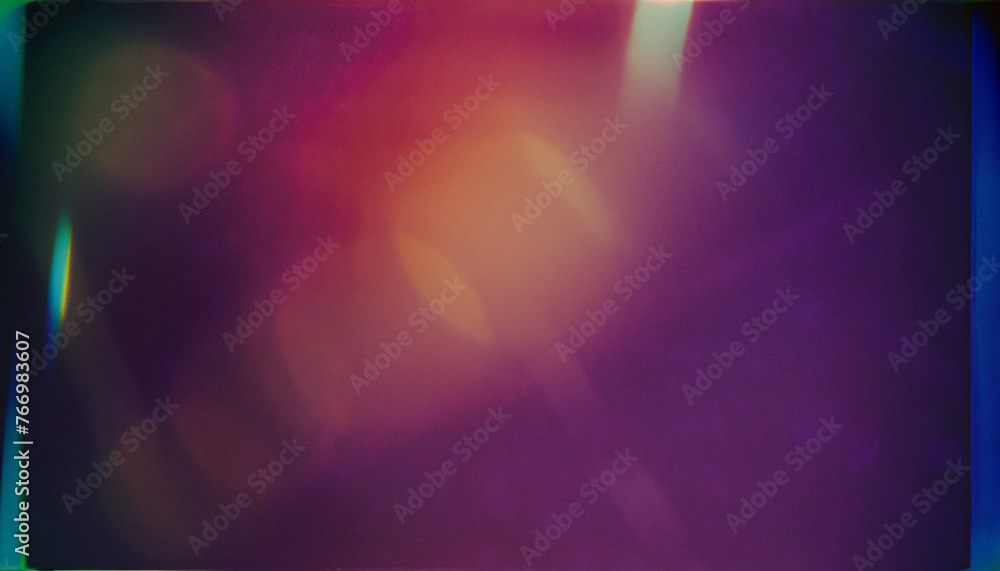 Colorful abstract background. Retro film photography effect. Mask for ...