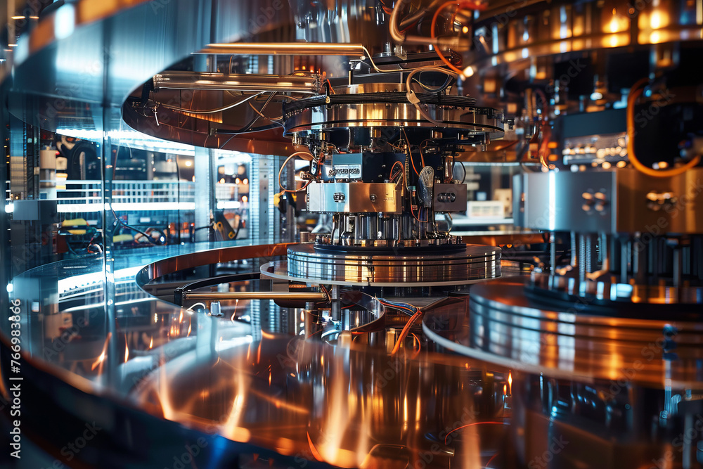 A Quantum computing laboratory brimming with quantum processors ...