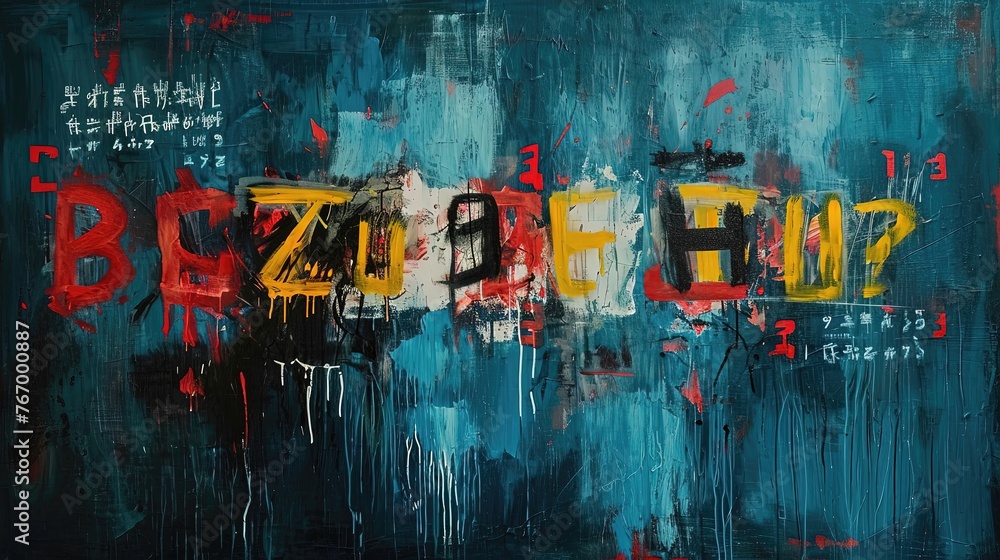 graffiti illustration of grungy noise concrete texture contemporary ...