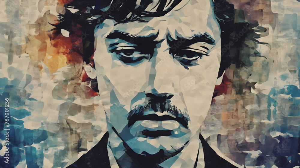 Silhouette of depressed man. Silhouette depressed man behaving sadly ...