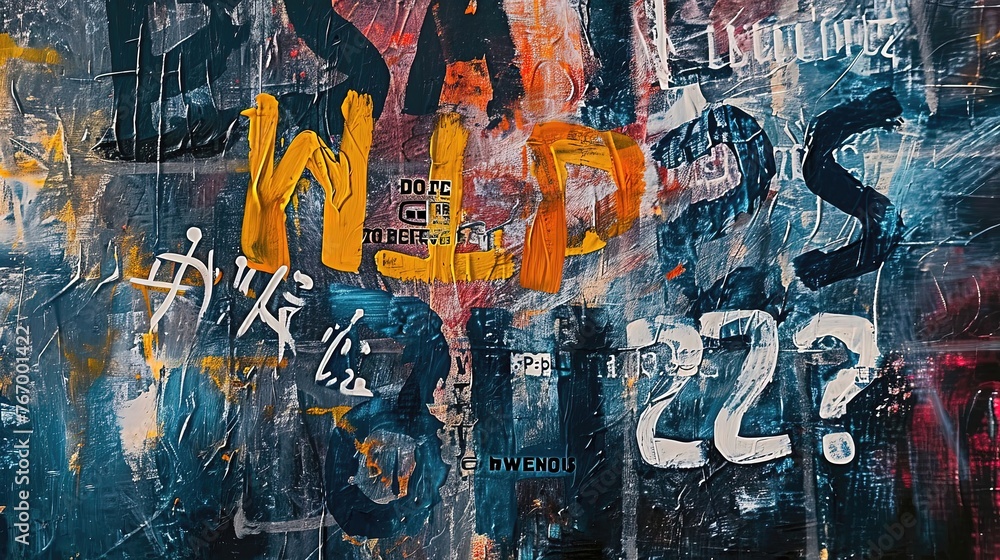 graffiti illustration of grungy noise concrete texture contemporary ...