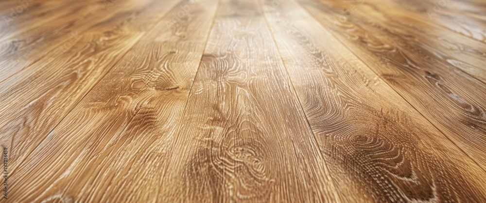 oak wood floor with the texture and grain. photorealistic close up of ...