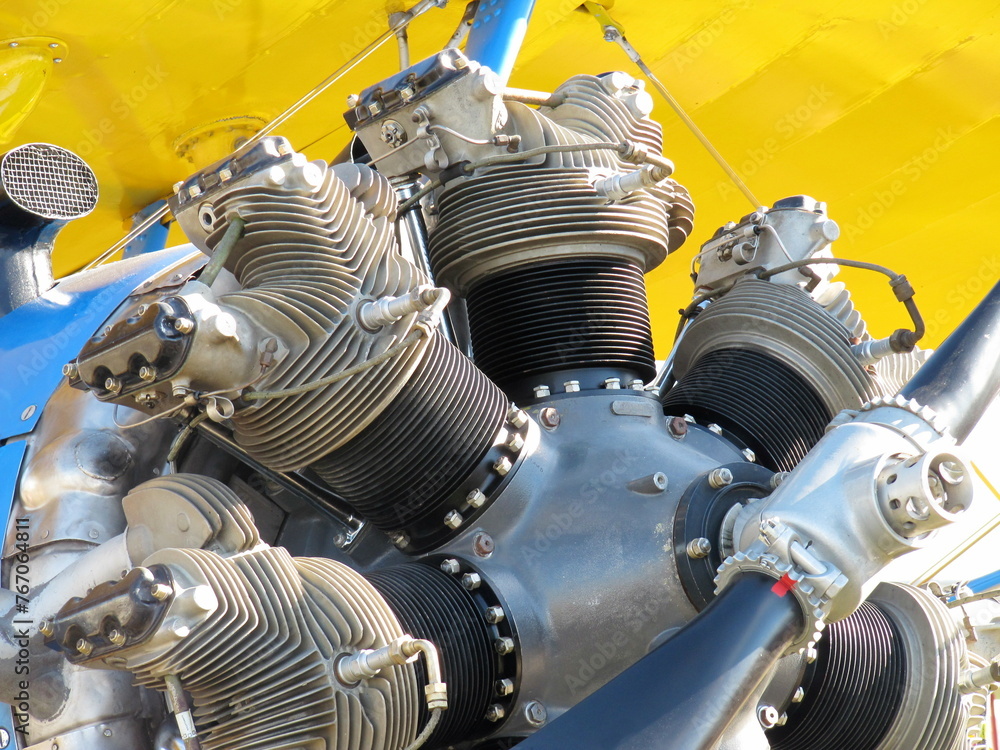 airplane propeller old museum steering wheel four winds stearman rotary ...