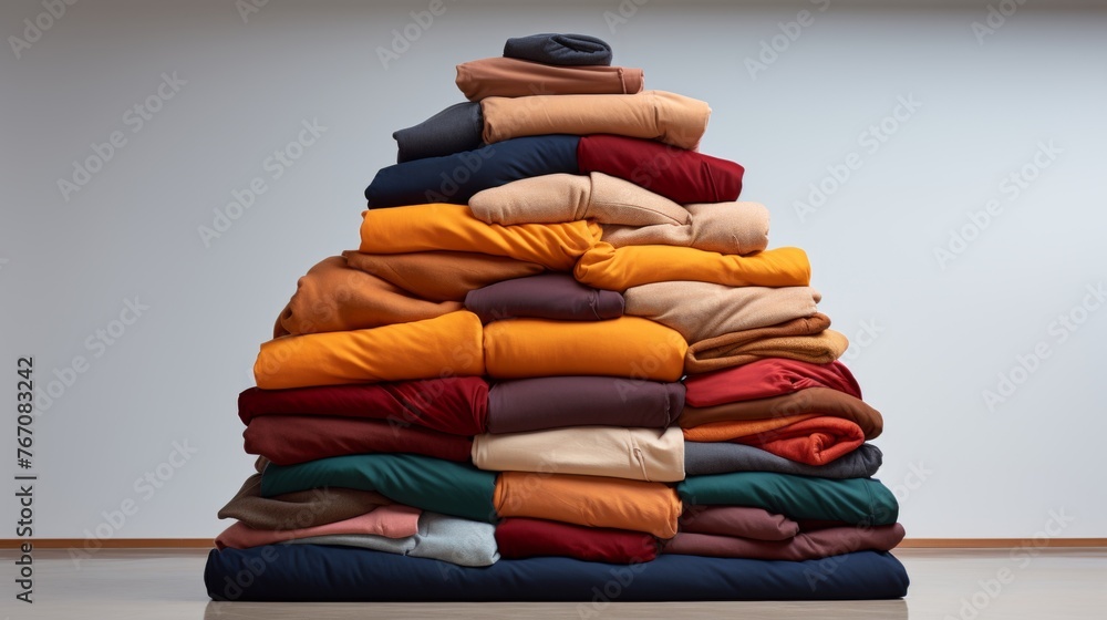 Textile fabric recycling raising awareness about climate change impact ...