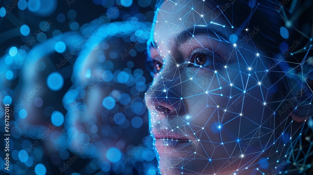 AI-powered facial recognition, unmasking deepfakes by analyzing facial features in a sea of ...