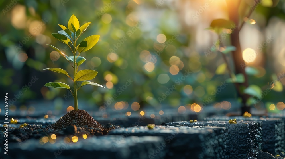 Tree agriculture plant seeding growing future of investment and ...