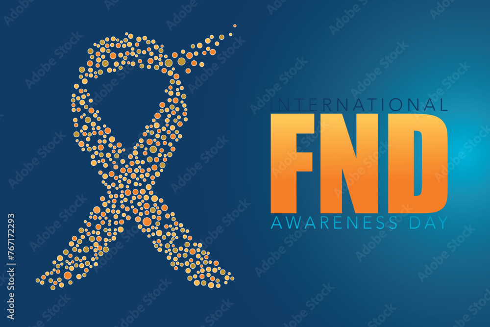 FND (functional neurological disorders) Awareness Day vector ...