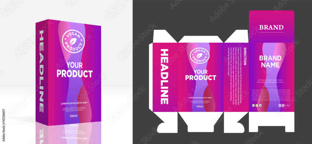 Multi vitamin label sticker and box design and natural calcium food ...