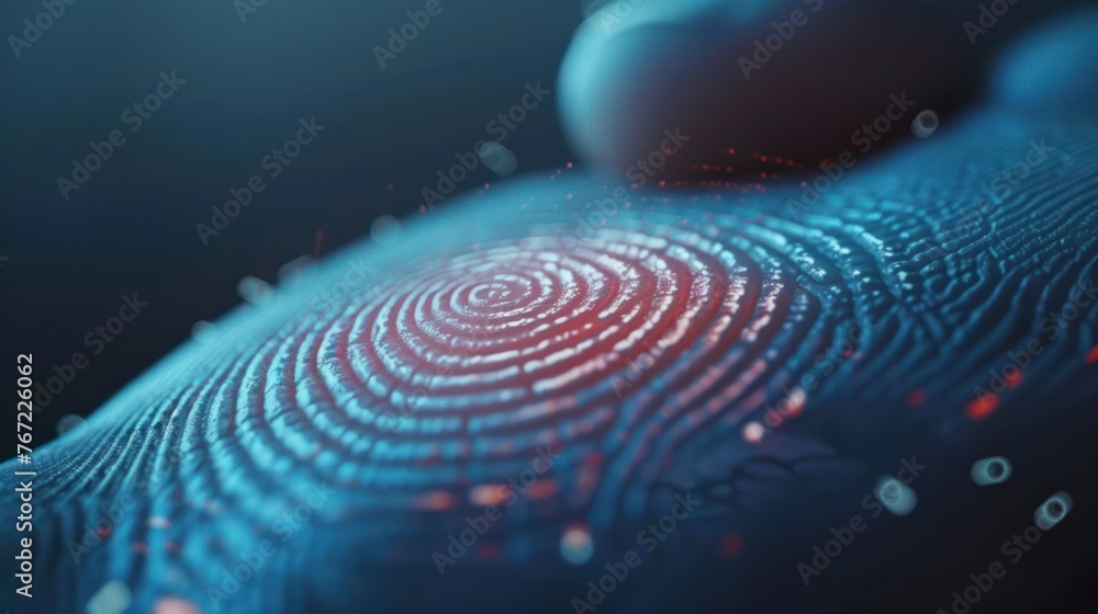 Fingerprint scanning technology to verify identity Conveying safety in ...