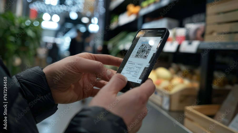 QR Code Payment: Scan the QR Code on the invoice to pay via mobile ...