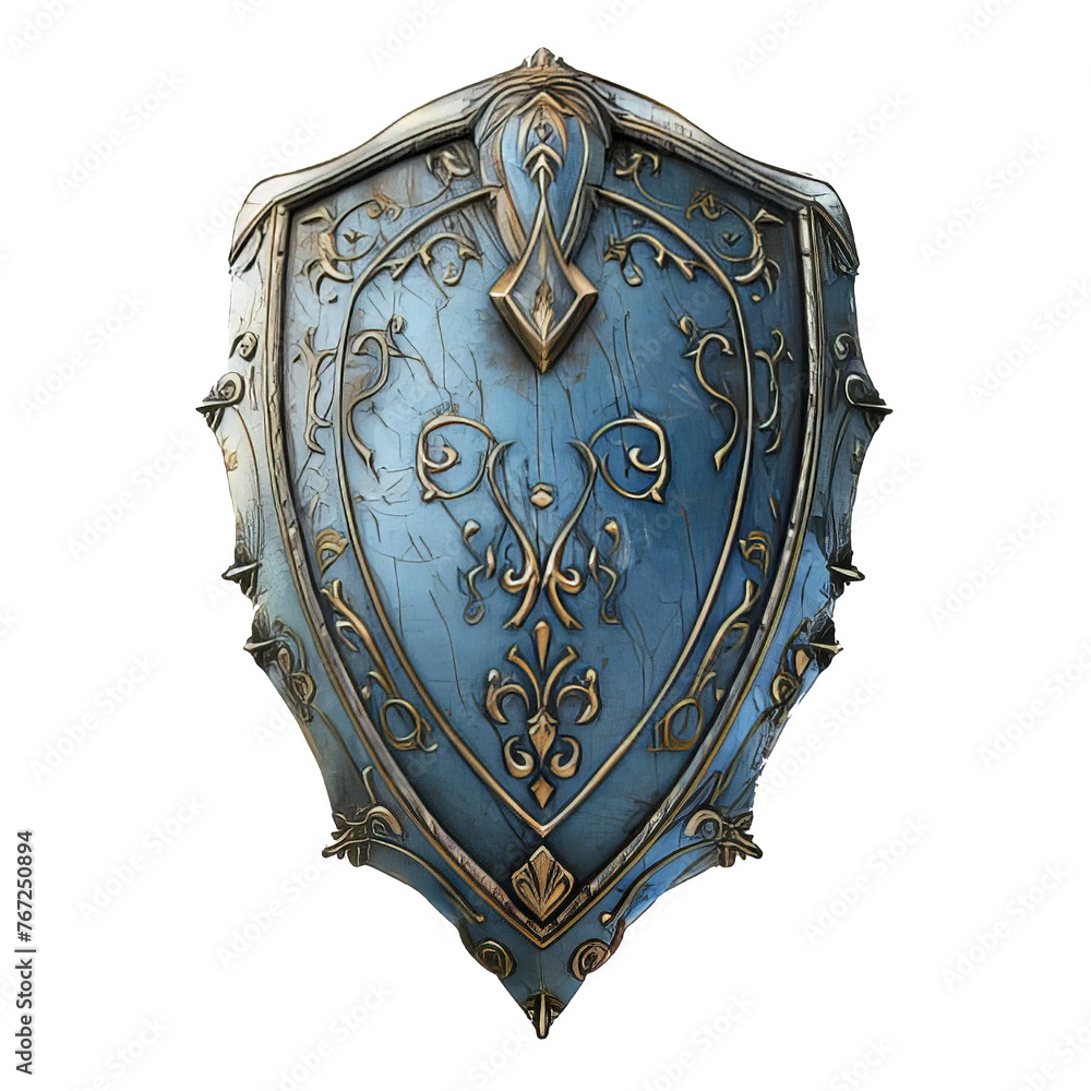 Old ages traditional shield for defense in war engraved pattern design ...