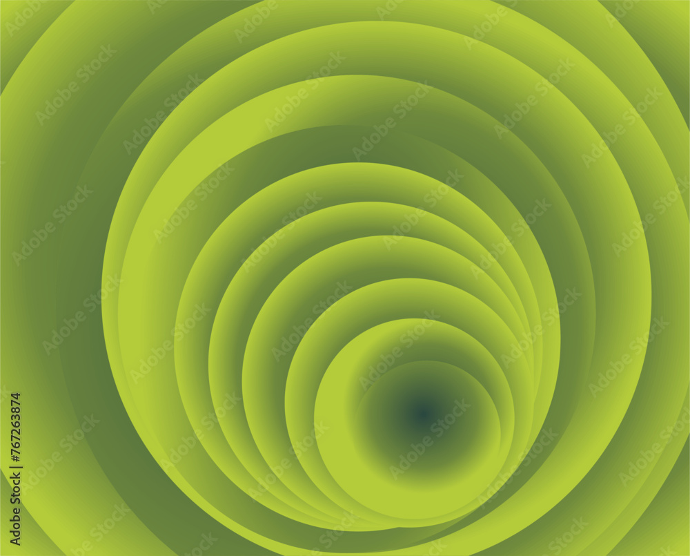 composition of planes and geometric shapes with green gradient color ...