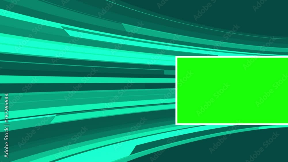 News background with green screen. Background for TV news broadcast ...