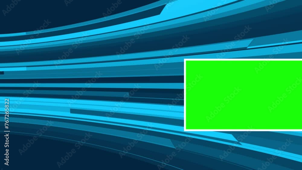 News background with green screen. Background for TV news broadcast ...