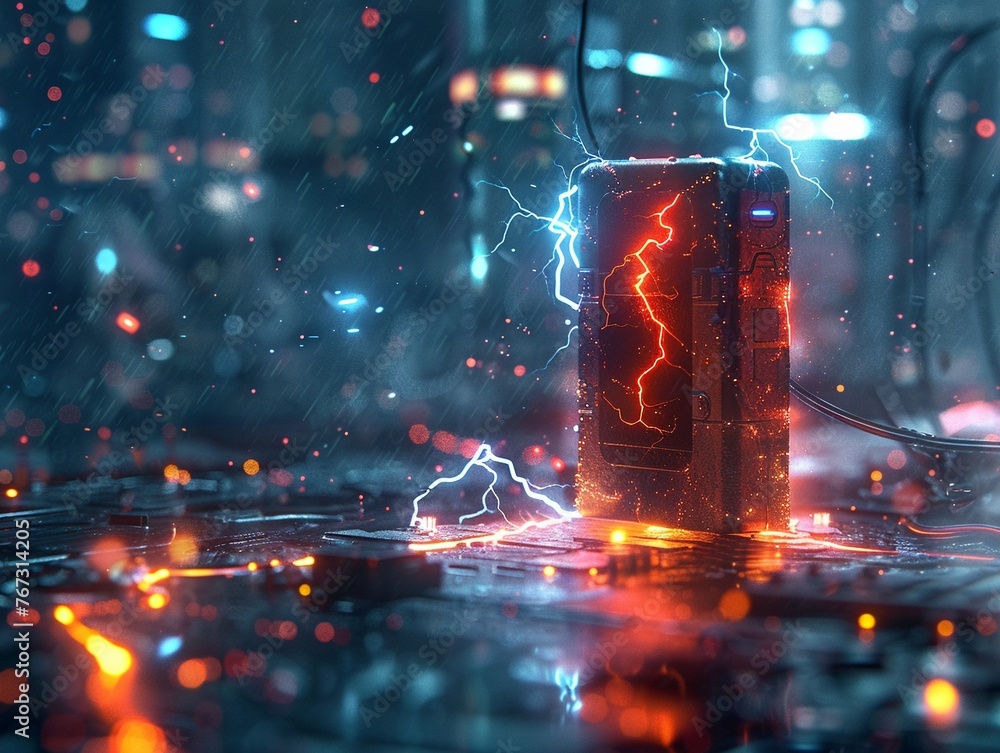 Enter a world where science meets sorcery as you observe a battery ...