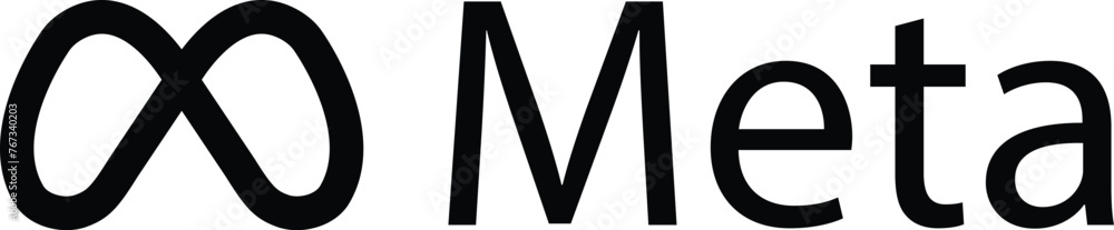 Vecteur Stock Meta by Facebook, whatsapp, instagram, in logo. Editorial ...